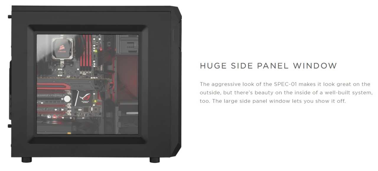 Corsair SPEC 01 Cabinet | Ezpz Solutions