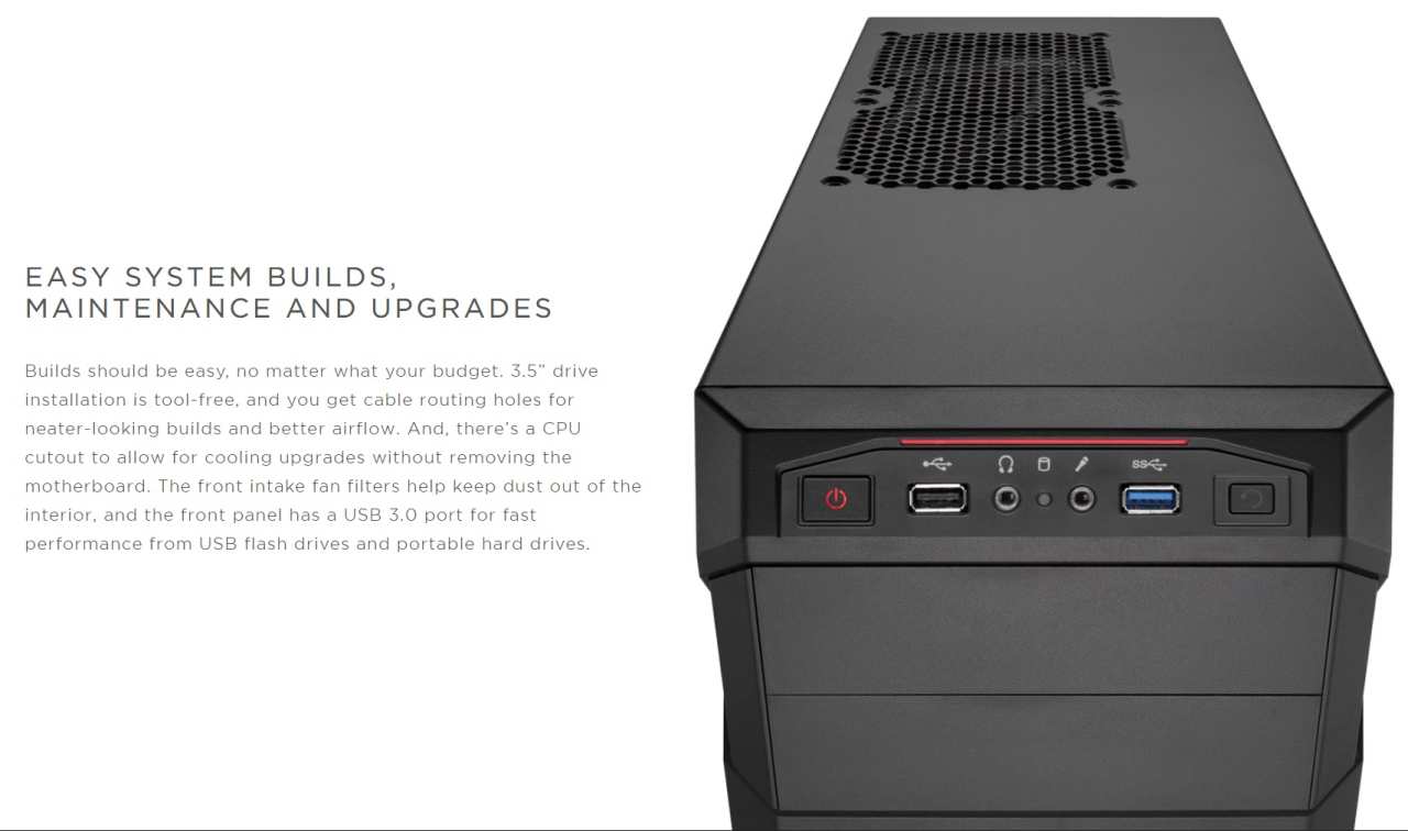 Corsair SPEC 01 Cabinet | Ezpz Solutions