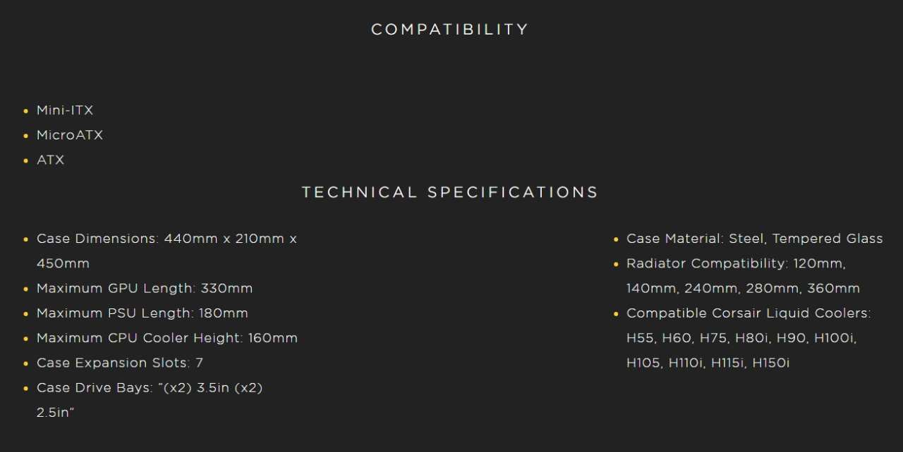 Corsair SPEC Delta RGB Black Cabinet | Ezpz Solutions